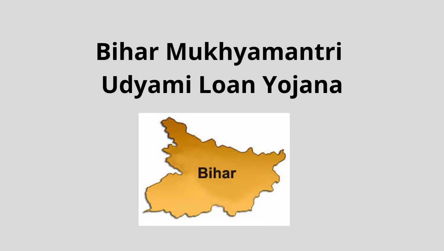 Bihar Mukhyamantri Udyami Loan Yojana - Project Report Bank - CA Manish ...